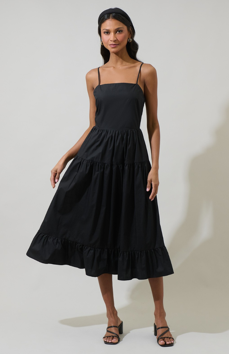 Marina Mist Midi Dress – Pink Moon Bay