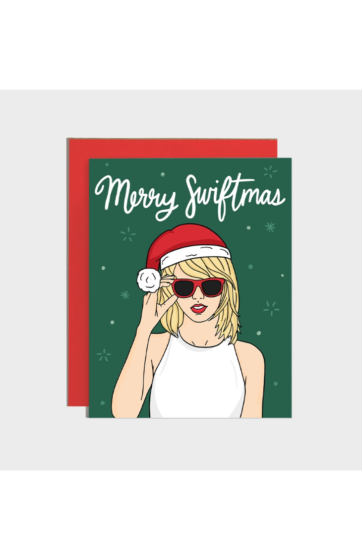 Merry Swiftmas Holiday Card – Pink Moon Bay